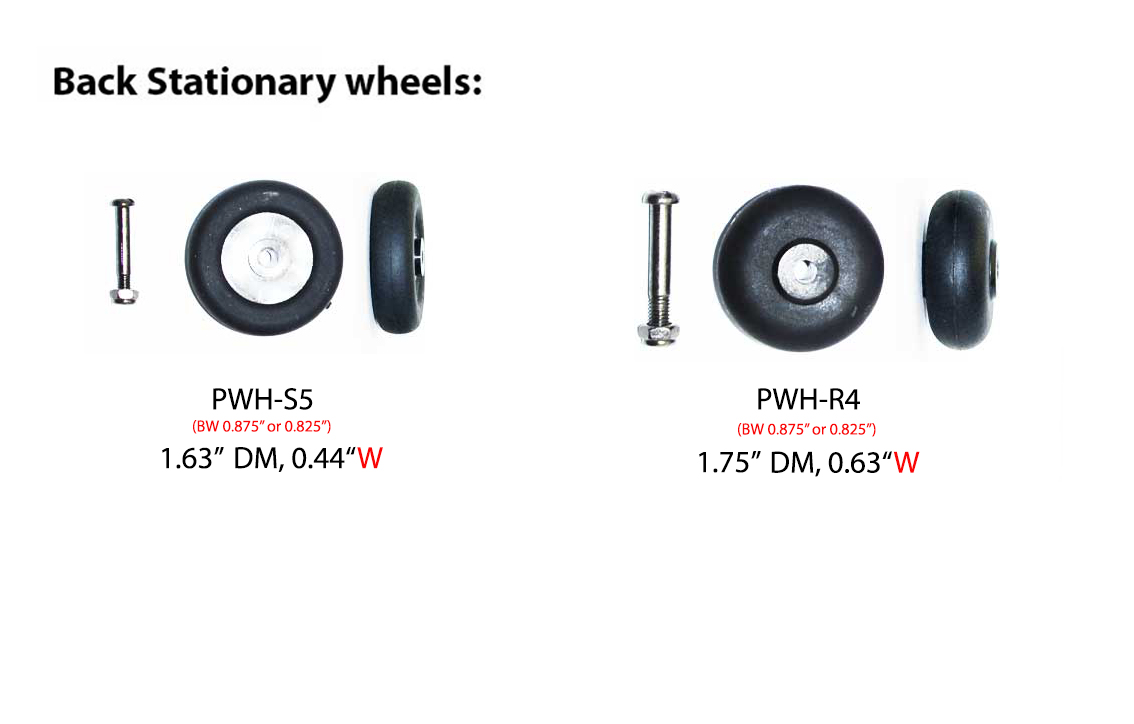 Parts Accessories - Wheel - Wheels older than 5 years - Back Stationary ...