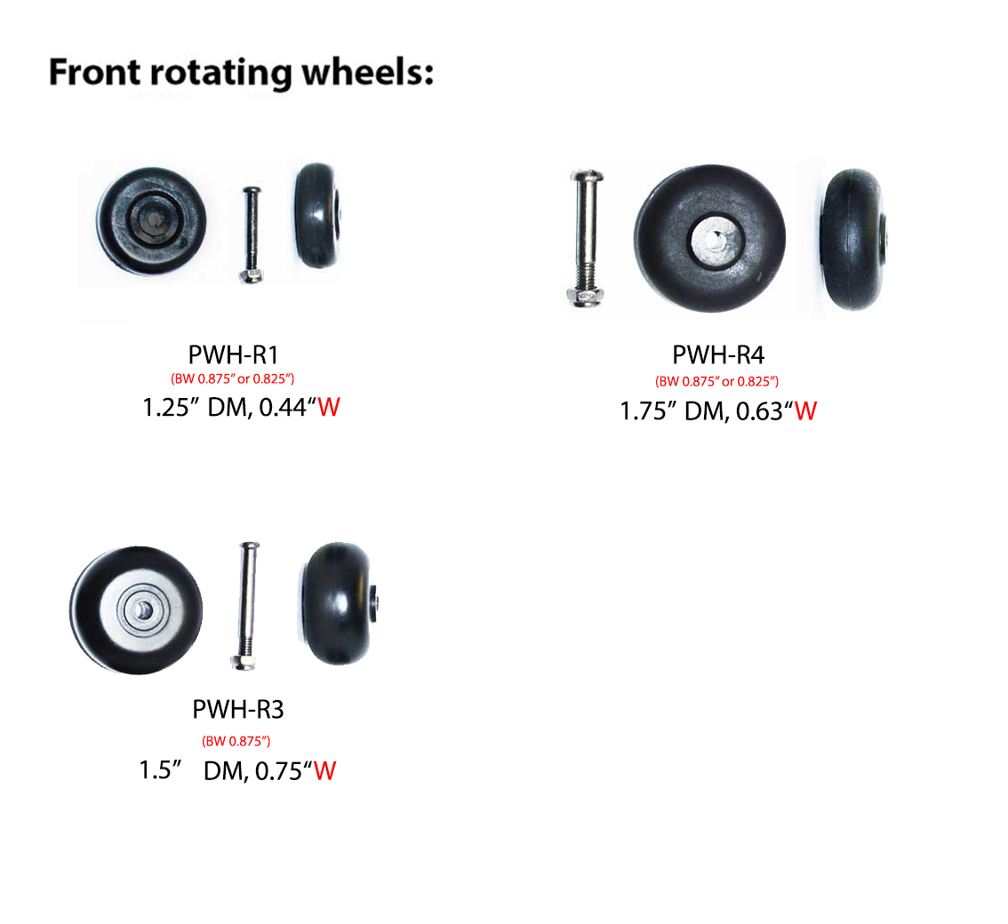 Parts Accessories - Wheel - Wheels older than 5 years - Front Rotating ...